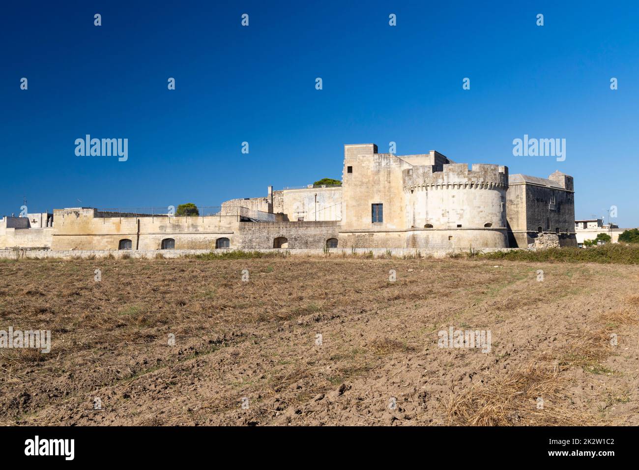 Castello di Acaya castle, Province of Lecce, Apulia, Italy Stock Photo ...