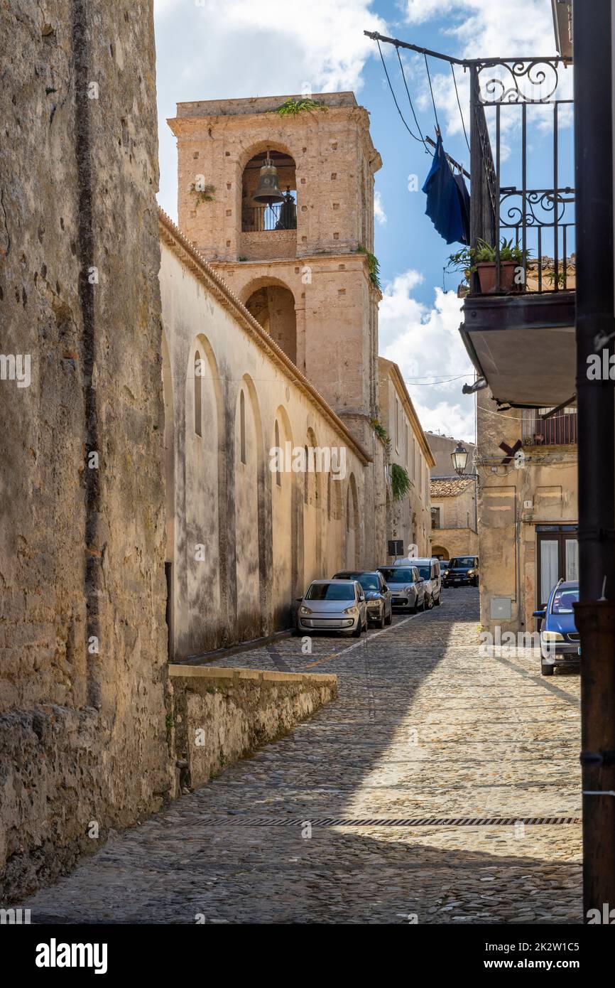 Santa Maria cathedral, Gerace in Calabria, Italy Stock Photo - Alamy