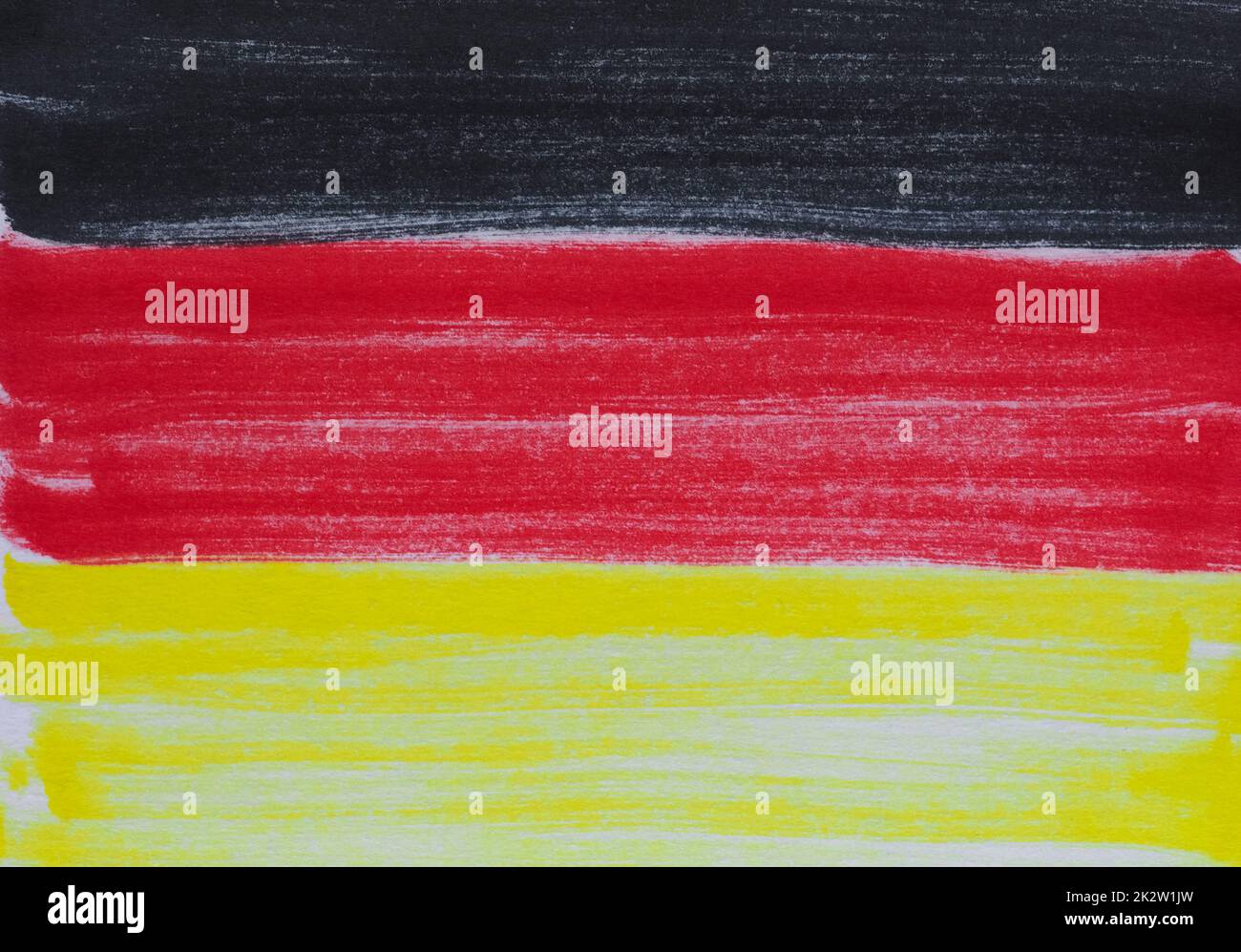 hand drawn German flag of Germany Stock Photo - Alamy
