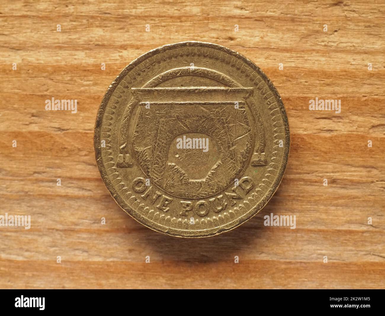 Egyptian arch one pound coin hi-res stock photography and images - Alamy
