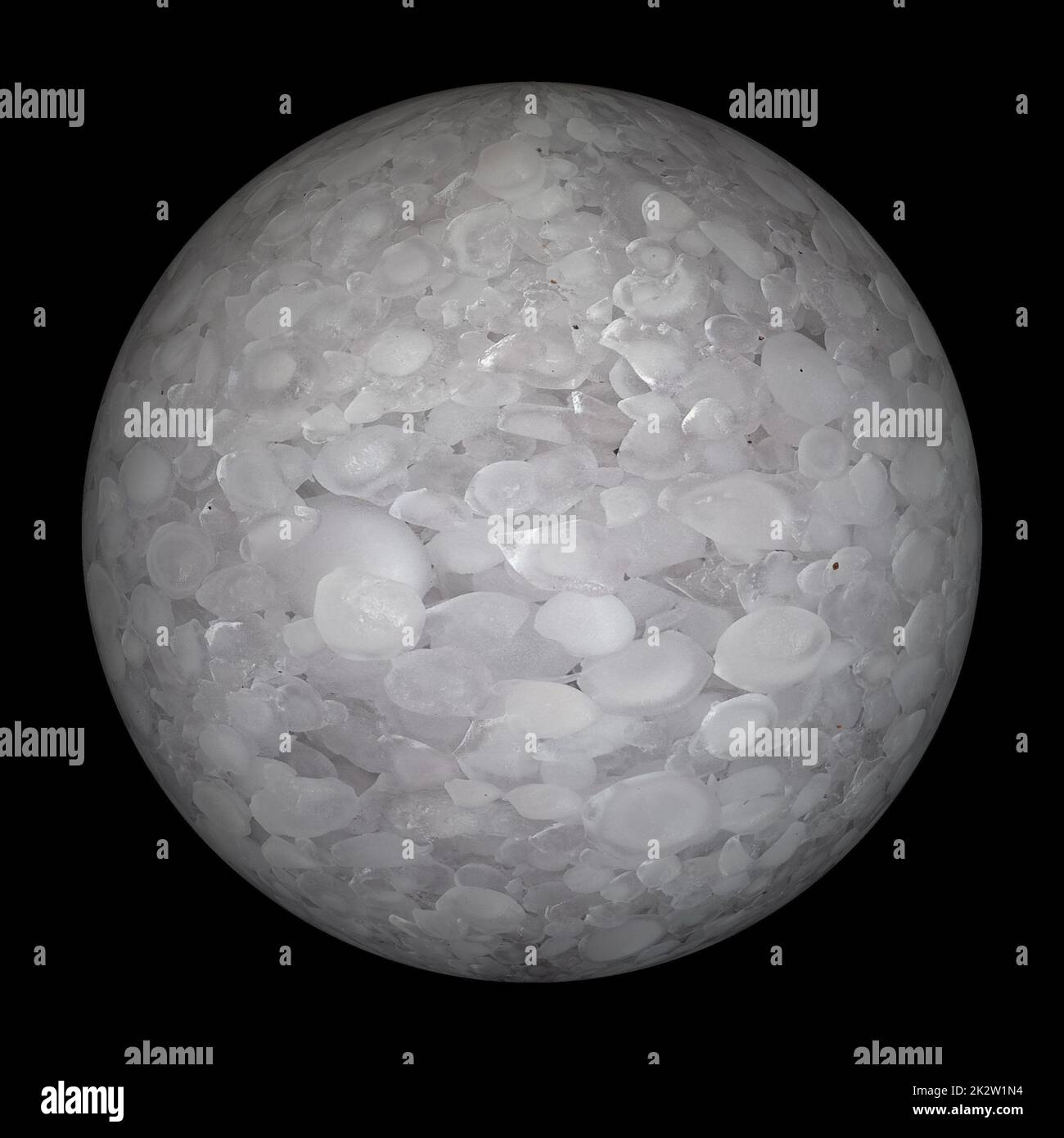 hail sphere black background Stock Photo - Alamy