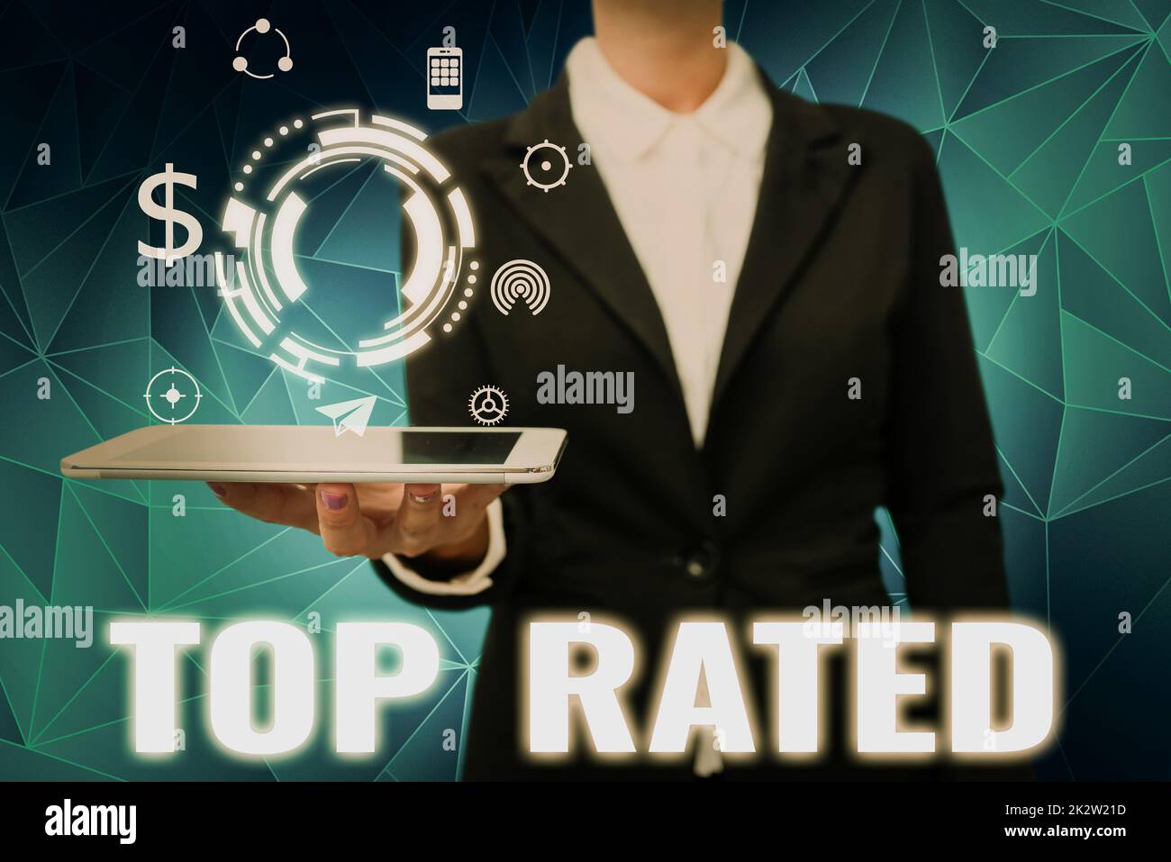 Handwriting text Top Rated. Concept meaning The high amount of a charge ...