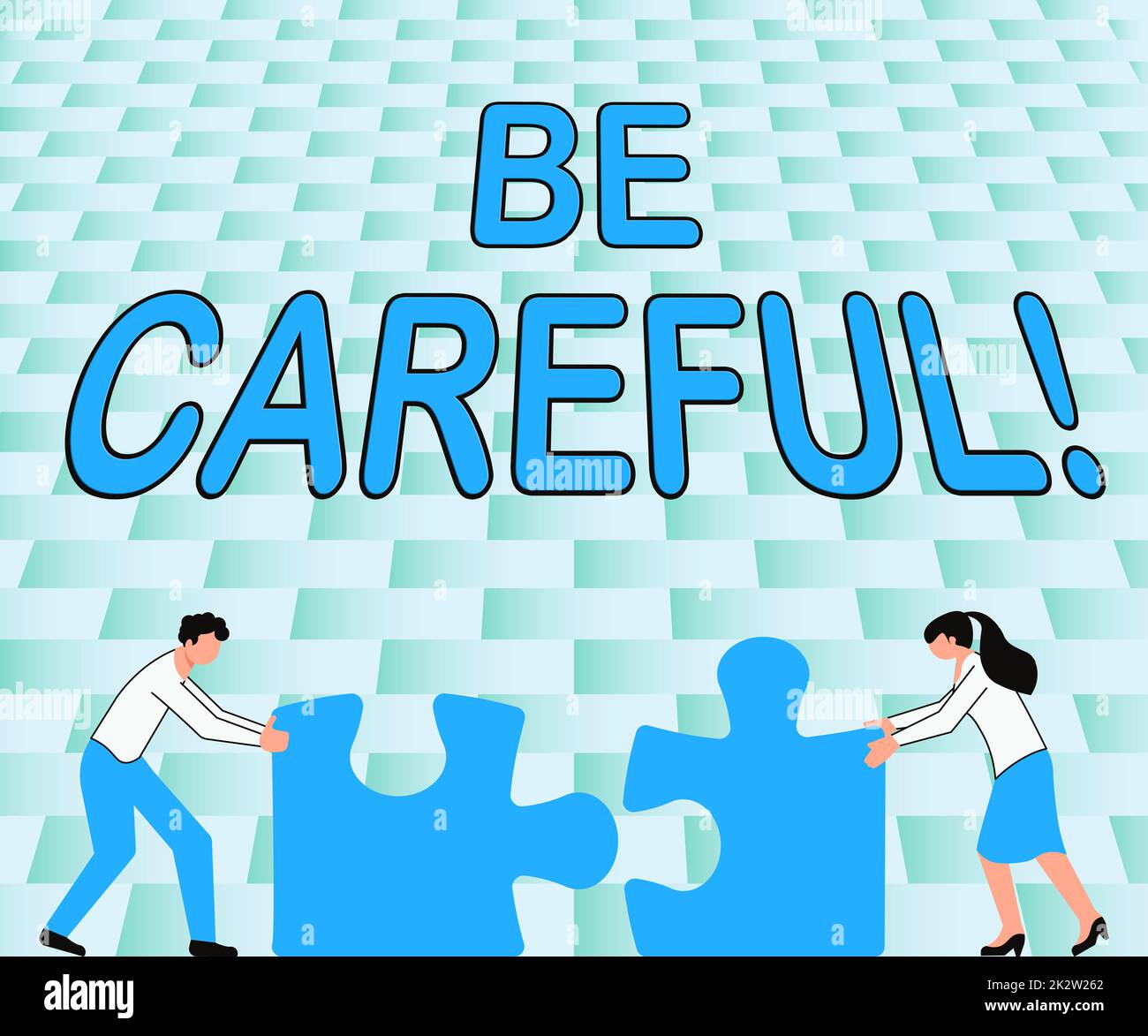 Inspiration showing sign Be Careful. Business overview making sure of ...