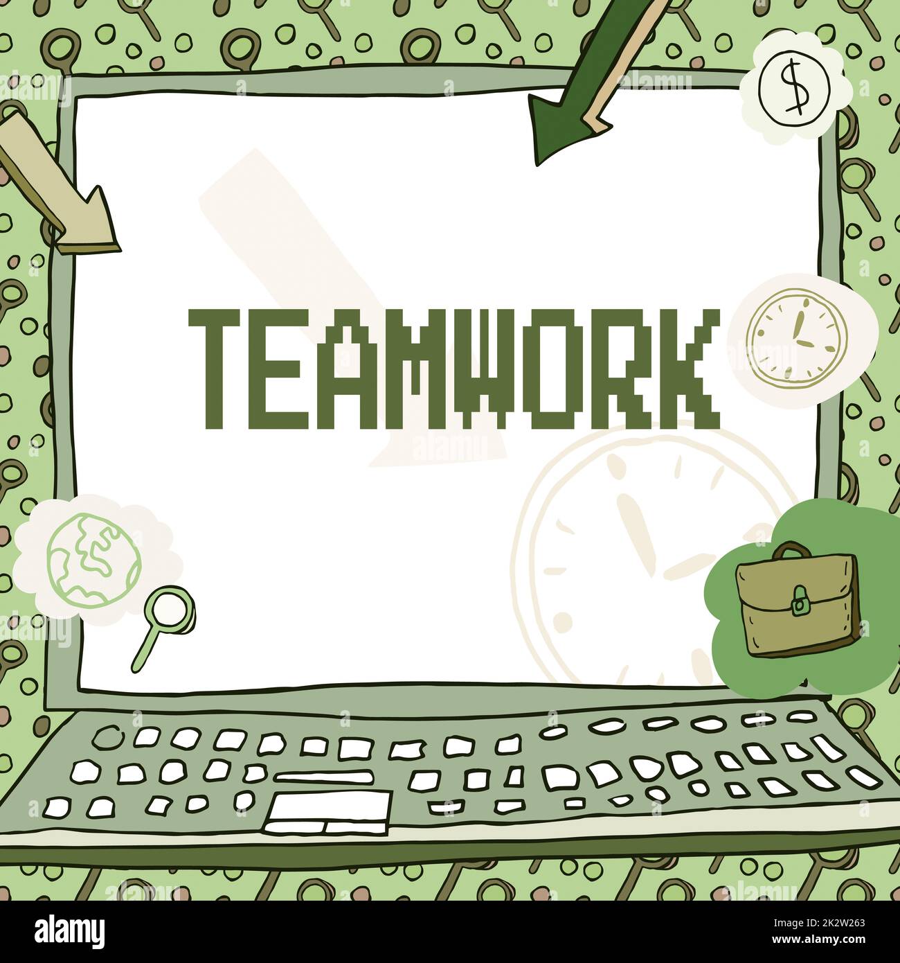 Text sign showing Teamwork. Business showcase Group of showing who work ...
