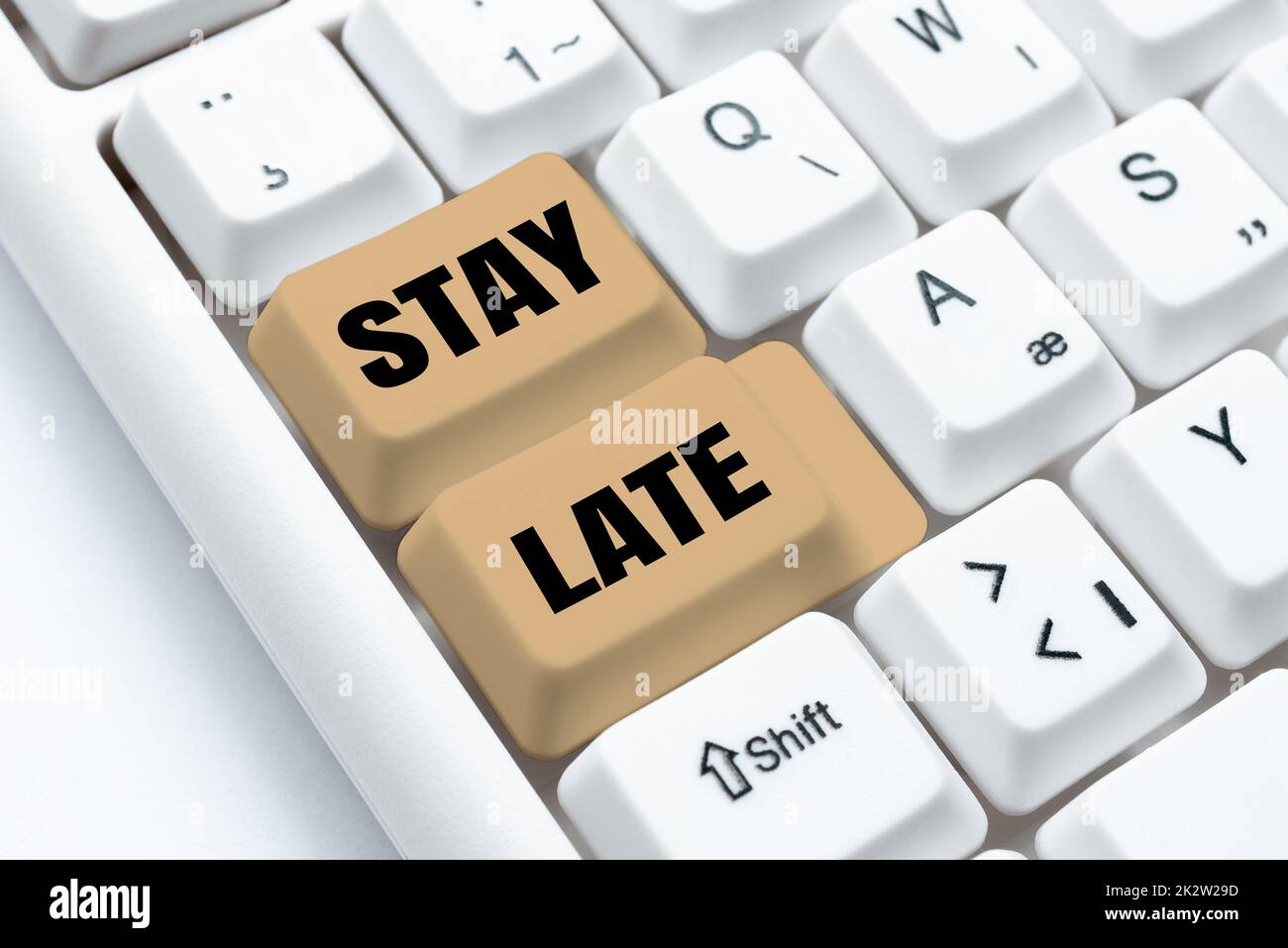Late word hi-res stock photography and images - Alamy