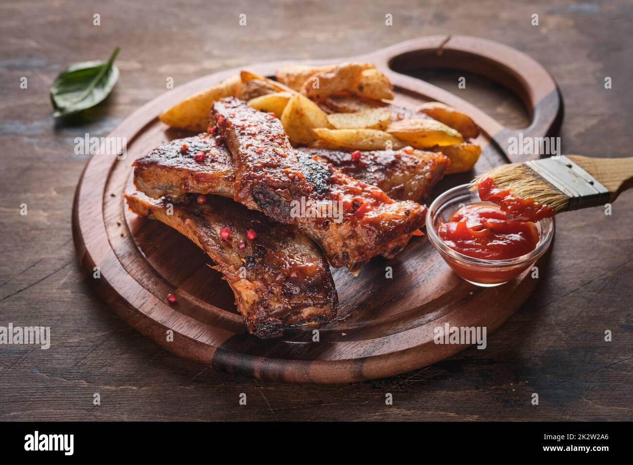 Smoked beef ribs hi-res stock photography and images - Alamy