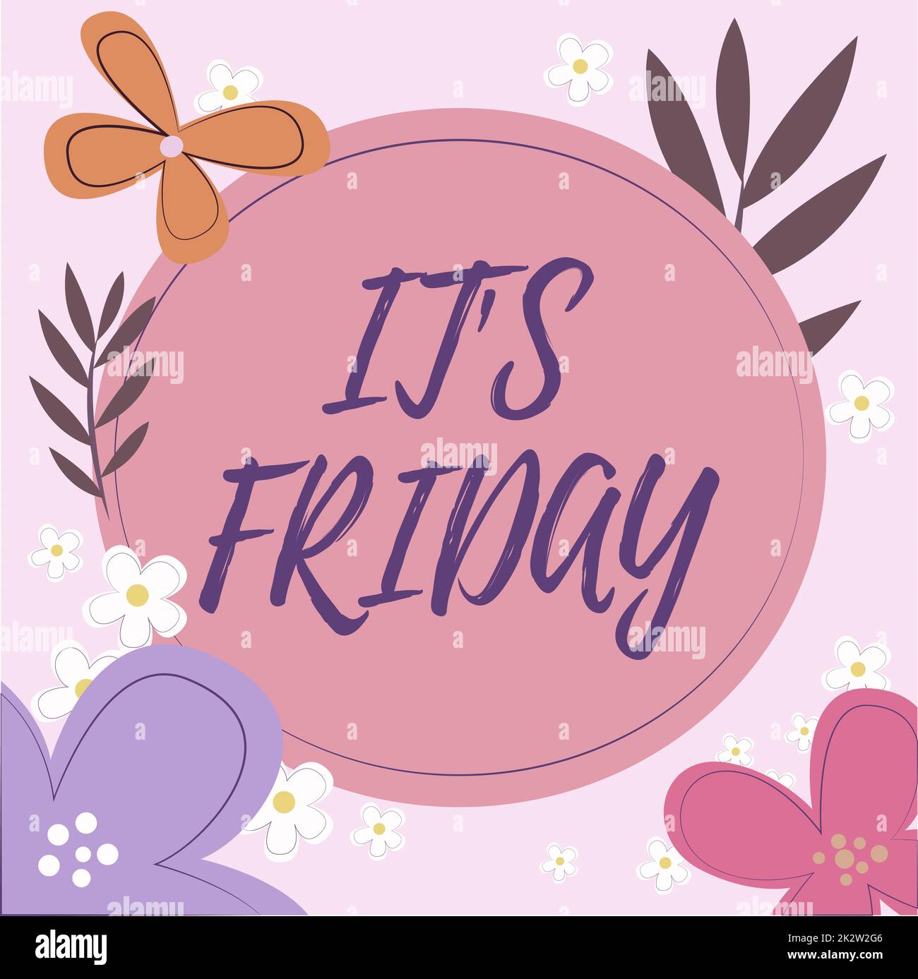 Hand writing sign It S Friday. Business approach Last day of the ...