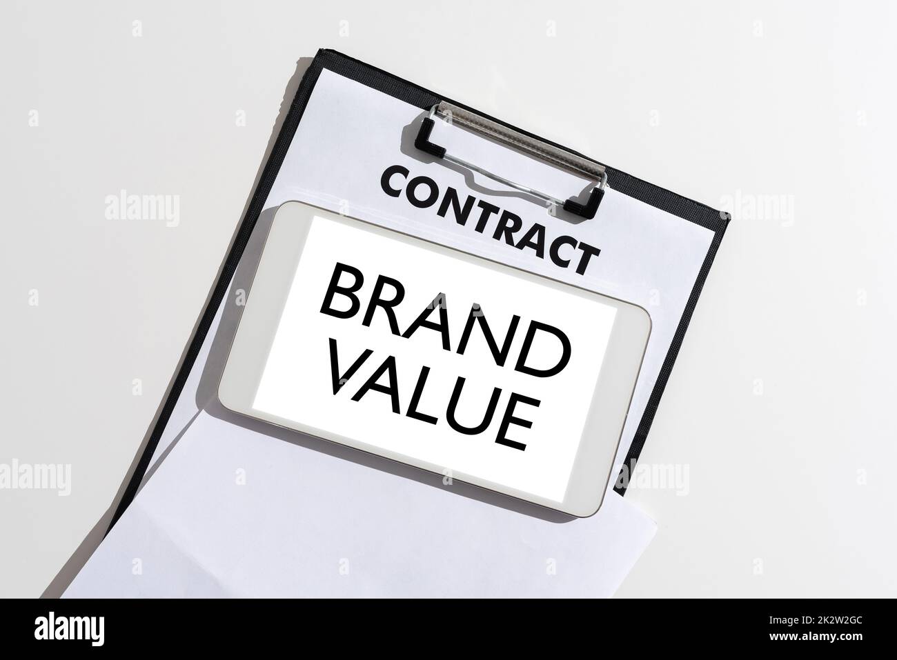 Inspiration showing sign Brand Value. Word for company generates from ...