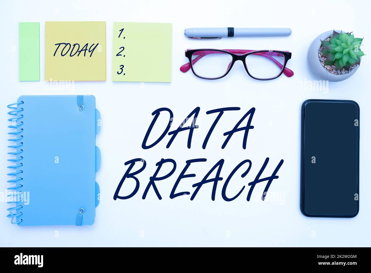 Handwriting text Data Breach. Business showcase security incident where ... Handwriting text Data Breach. Business showcase security incident where ...