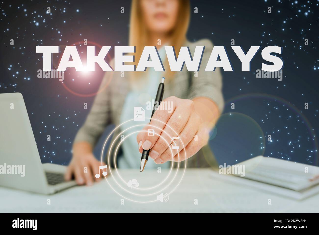 Handwriting text Takeaways. Business concept An act or instance of ...