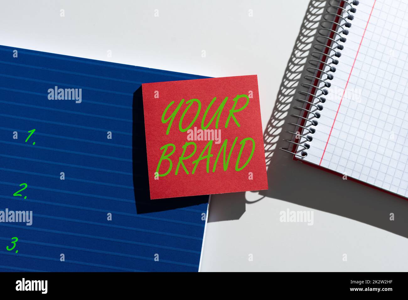 Conceptual caption Your Brand. Internet Concept A name of any kind that ...