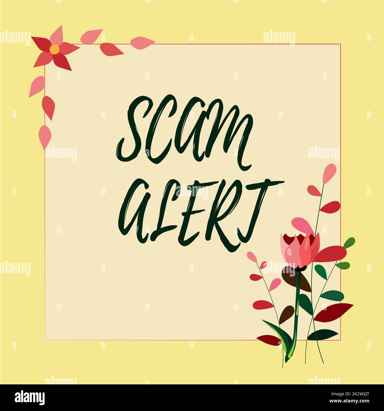 Writing displaying text Scam Alert. Word for warning someone about ...