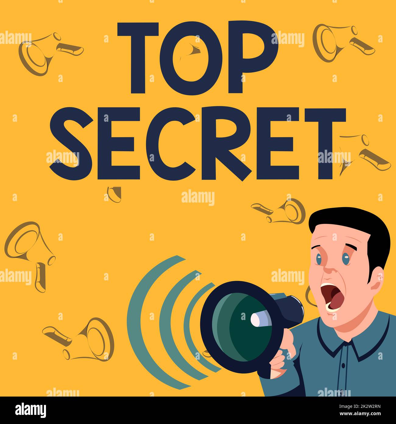 Writing displaying text Top Secret. Business overview telling someone ...