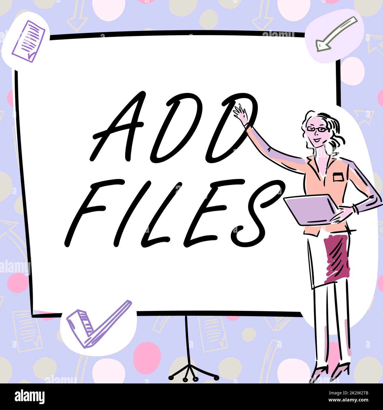 Handwriting text Add Files. Business showcase To put more information ...