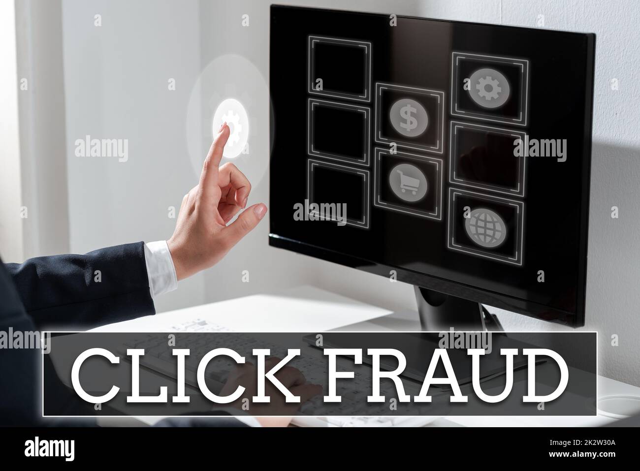Writing displaying text Click Fraud. Business showcase practice of ... Writing displaying text Click Fraud. Business showcase practice of ...