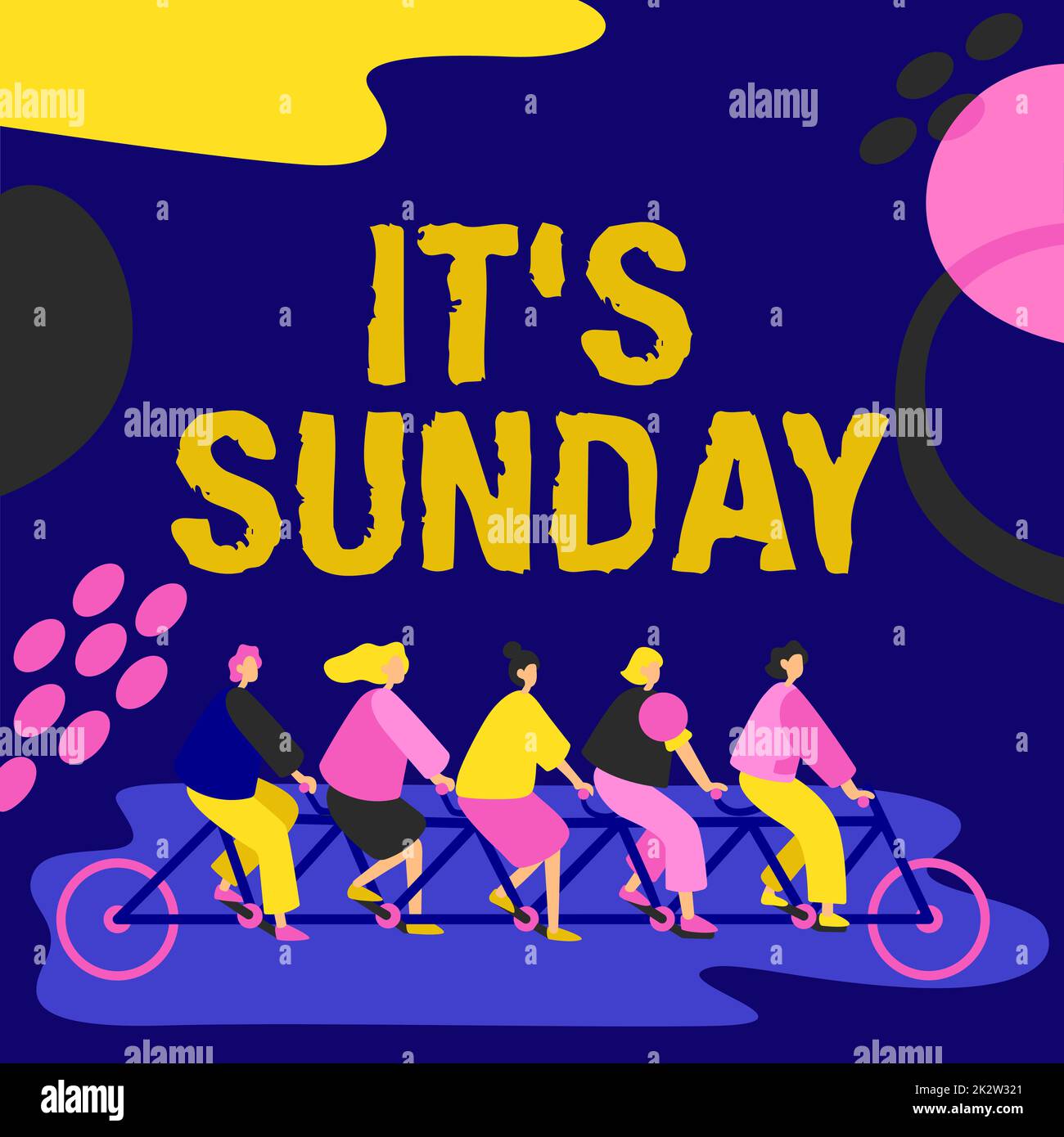 Inspiration showing sign It S Sunday. Concept meaning Day of rest and ...