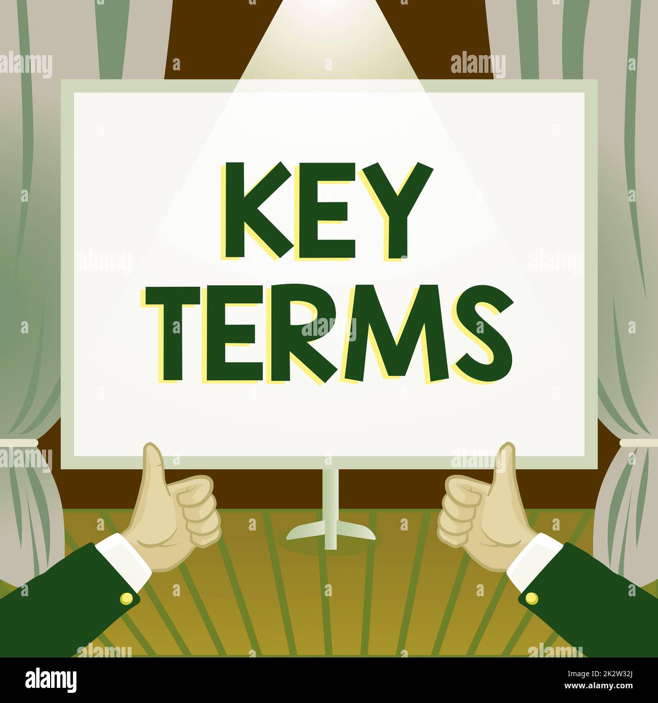 Inspiration showing sign Key Terms. Business overview Words that can ...