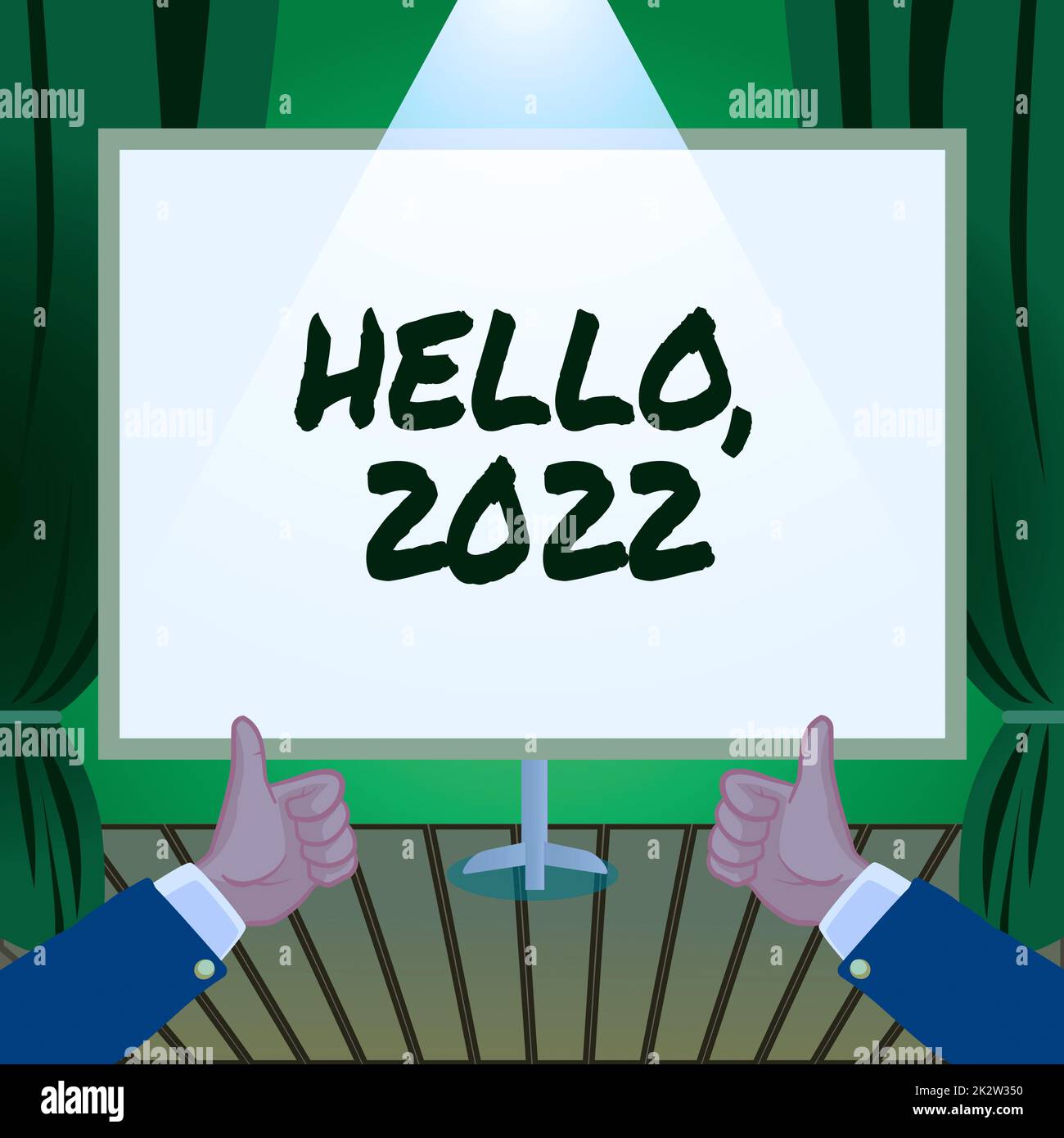 Inspiration showing sign Hello 2022. Word Written on expression or ...