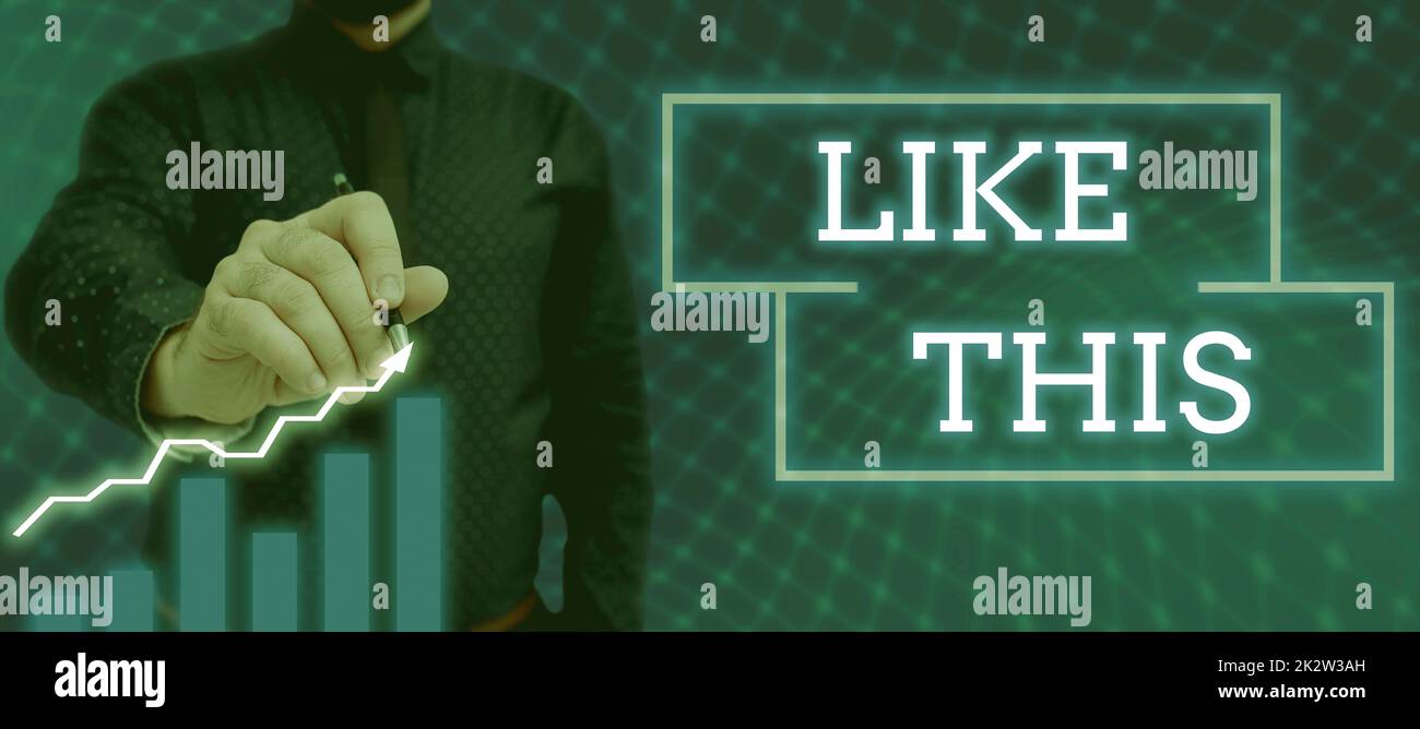 Inspiration showing sign Like This. Word for An action refering to ...