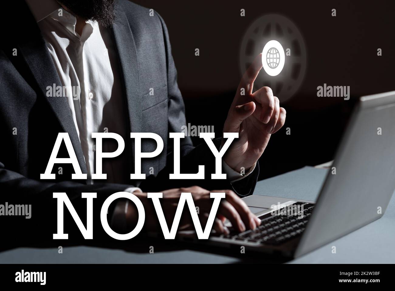 Sign displaying Apply Now. Word for An act of a person to acquire the ...