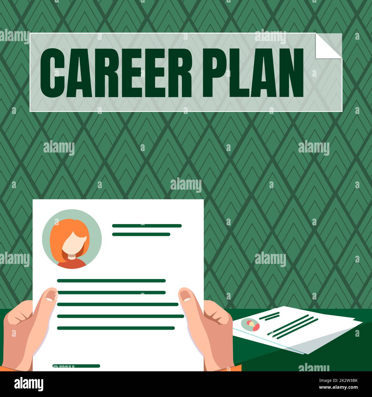 Text sign showing Career Plan. Concept meaning ongoing process where ...
