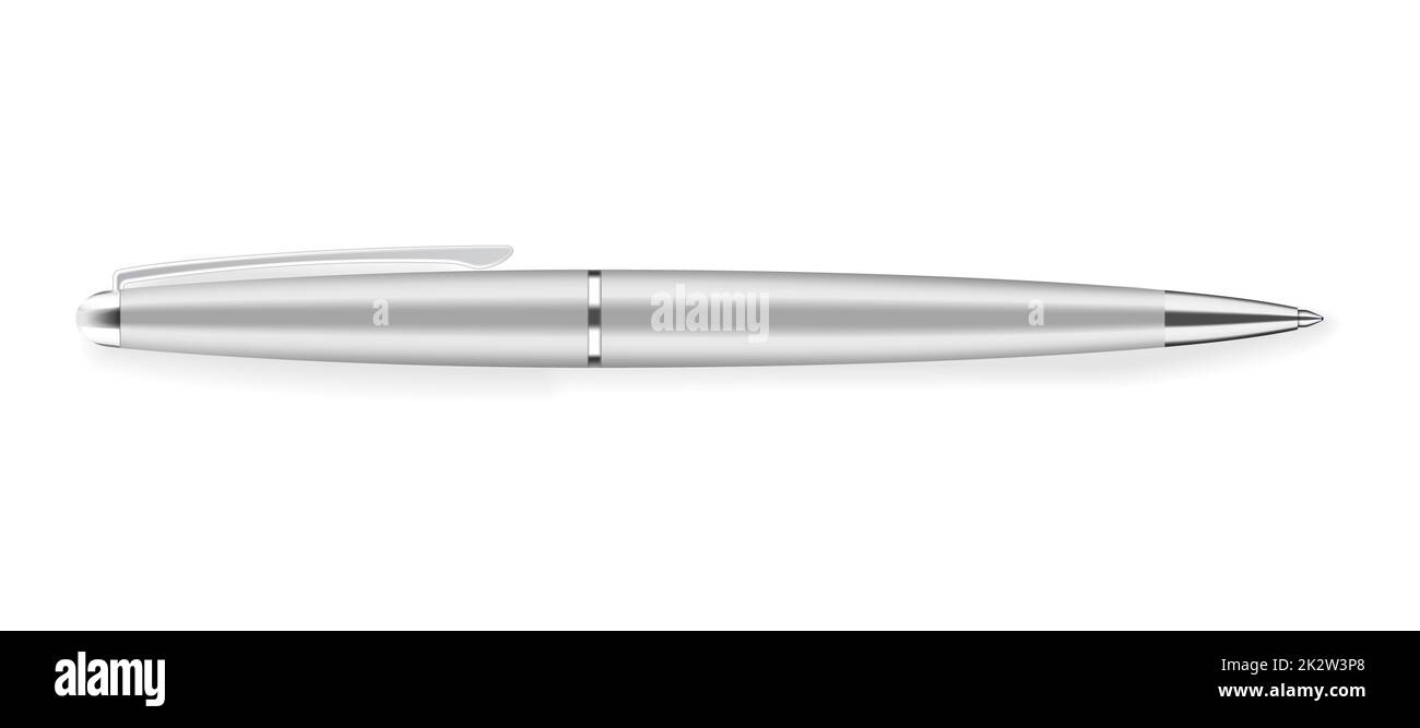 Realistic writing pen mock up Stock Photo - Alamy