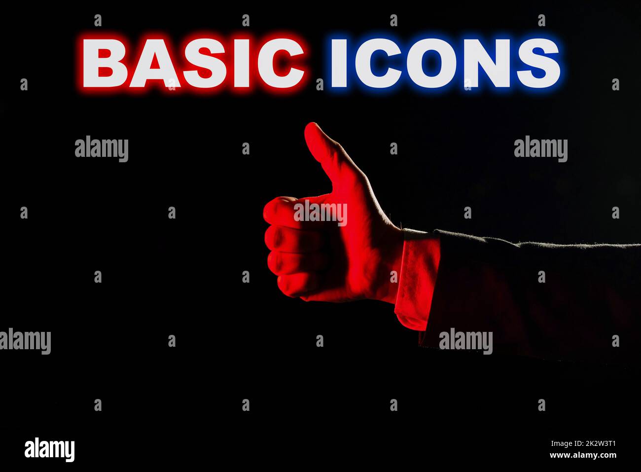 Text sign showing Basic Icons. Business showcase pictogram or ideogram ...