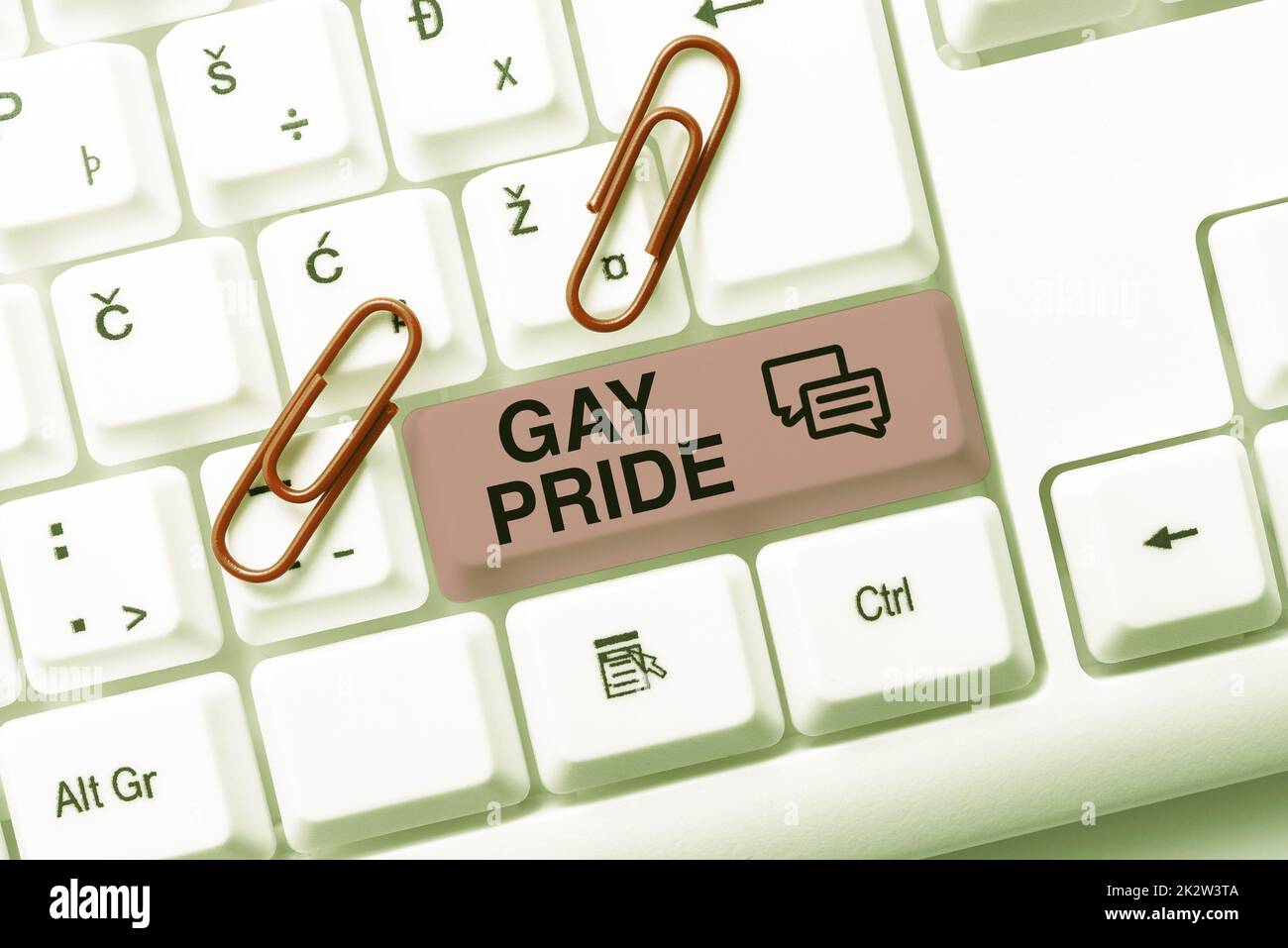 Hand writing sign Gay Pride. Business concept Dignity of an idividual ...