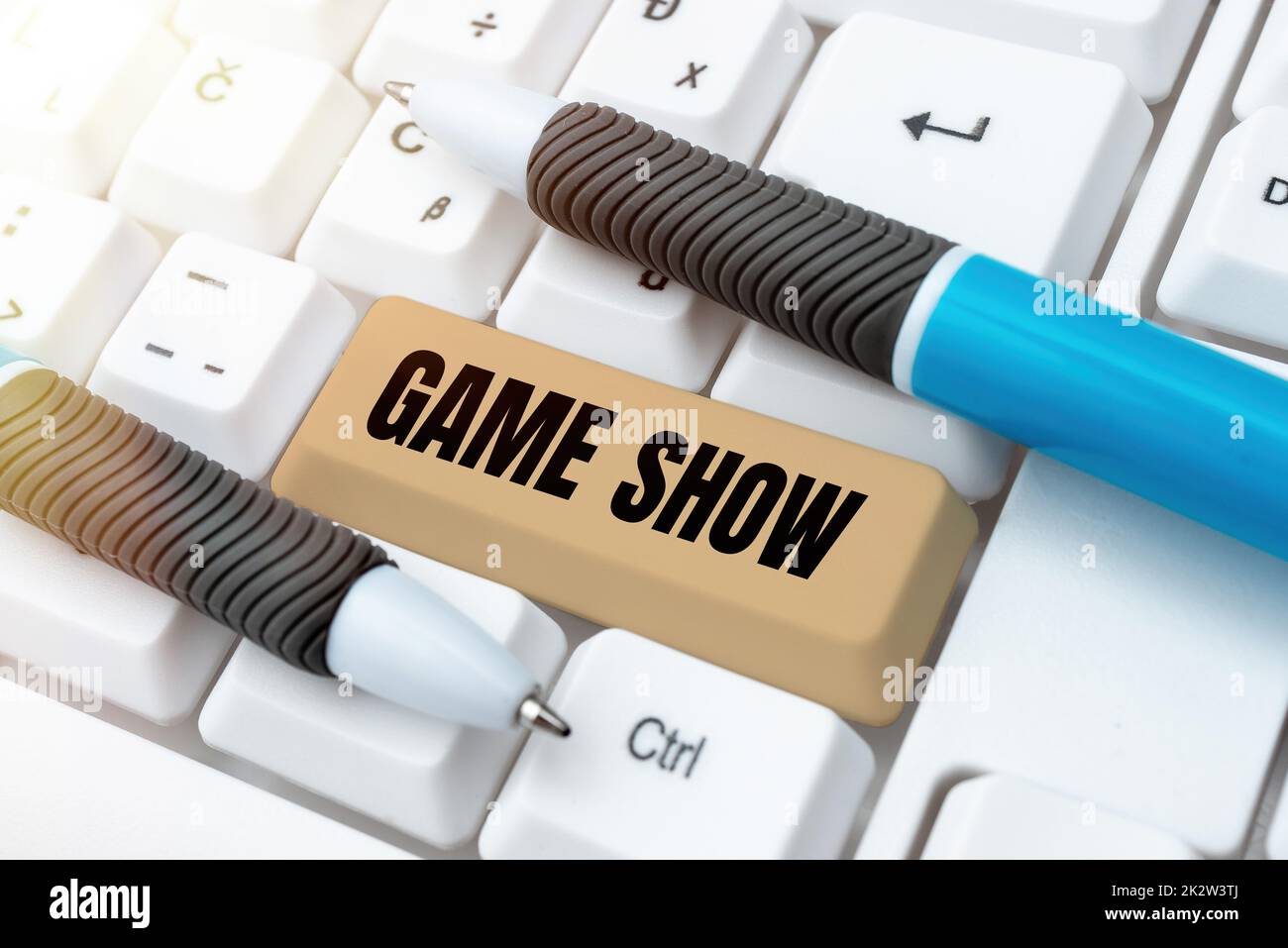 Handwriting text Game Show. Word Written on Program in television or ...