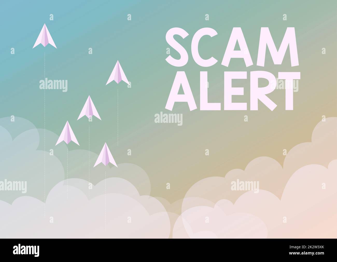Writing displaying text Scam Alert. Business concept warning someone ...