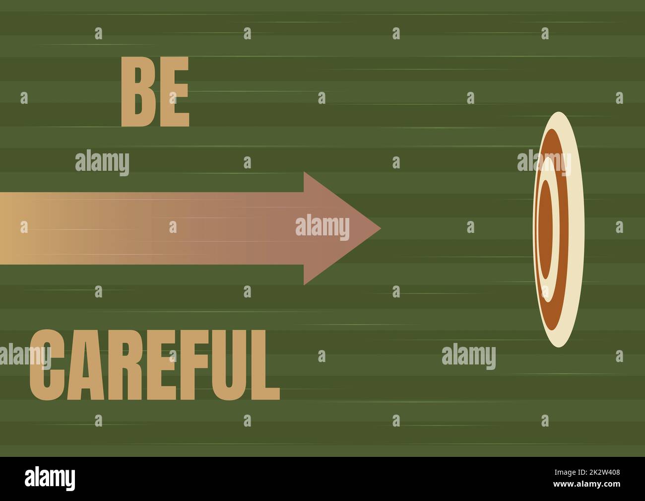 Hand writing sign Be Careful. Word Written on making sure of avoiding ...