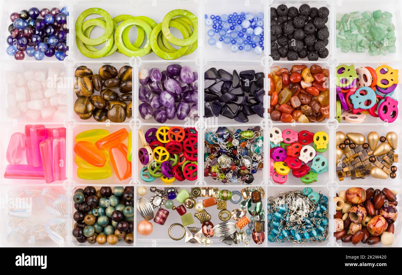 Box of beads hi-res stock photography and images - Alamy