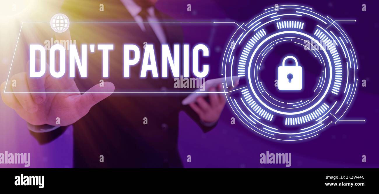 Inspiration showing sign Don T Not Panic, Word for sudden strong ... Inspiration showing sign Don T Not Panic, Word for sudden strong ...