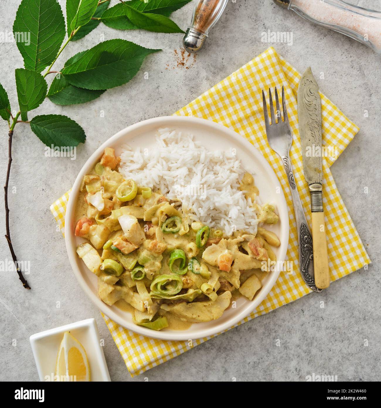 Vegetables with rice hi-res stock photography and images - Alamy