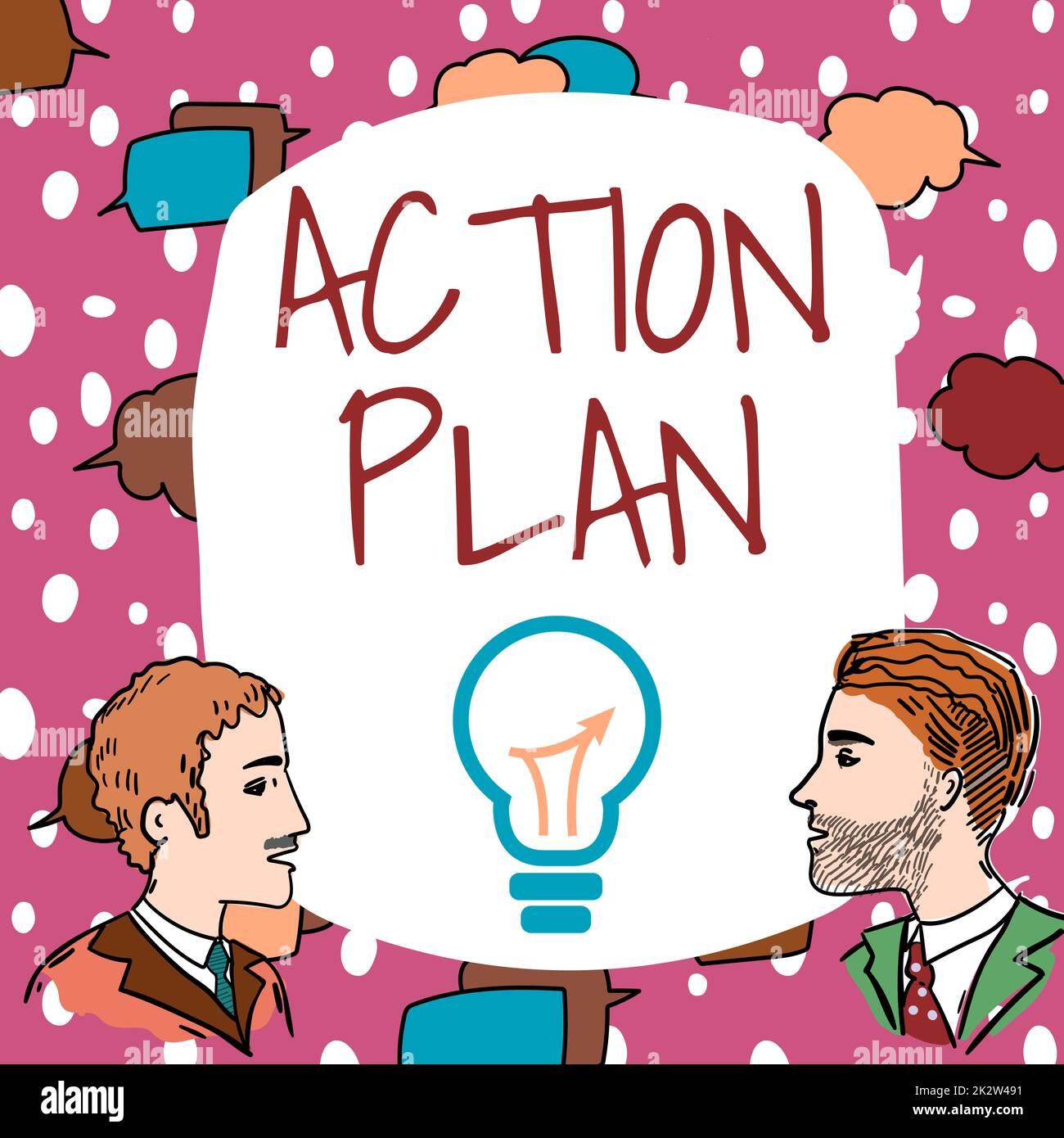 Sign displaying Action Plan. Business concept list of things or ...