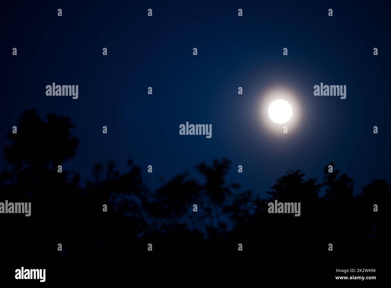 Moon at midnight hi-res stock photography and images - Alamy