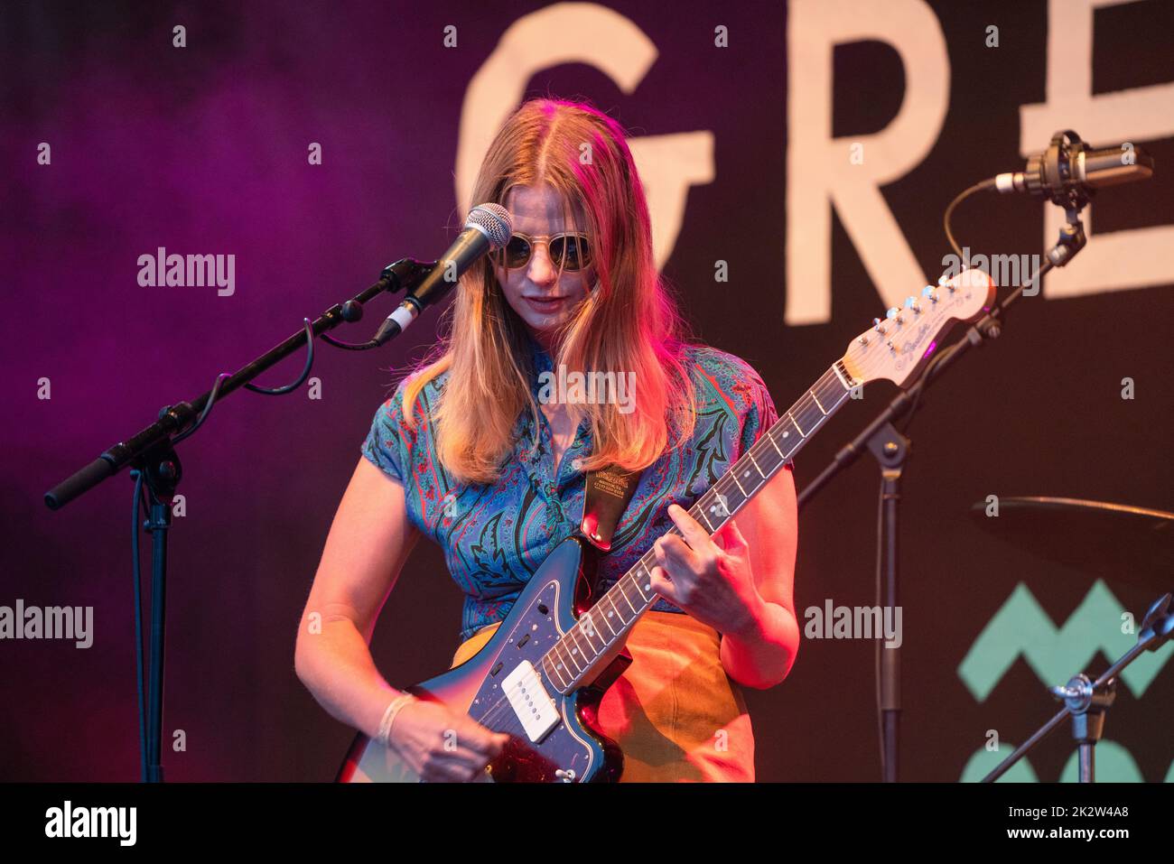 Ash Reiter of Sugar Candy Mountain play the Walled Garden Stage at the ...