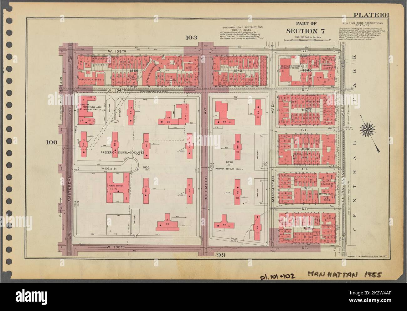 Cartographic, Maps. 1955 - 1956. Lionel Pincus and Princess Firyal Map ...
