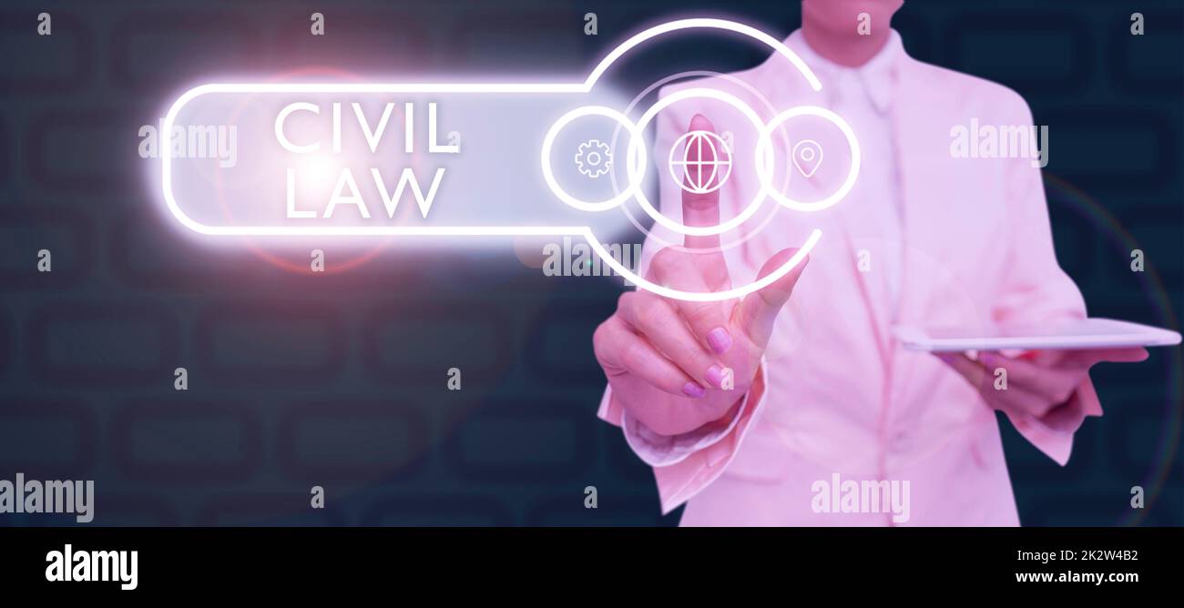 Conceptual caption Civil Law. Business showcase Law concerned with ... Conceptual caption Civil Law. Business showcase Law concerned with ...