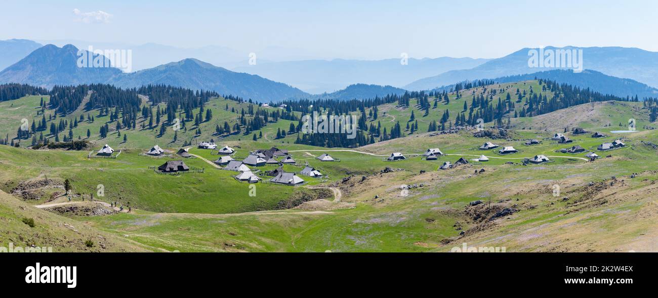 Velika Planina - Big Pasture Plateau Stock Photo - Alamy