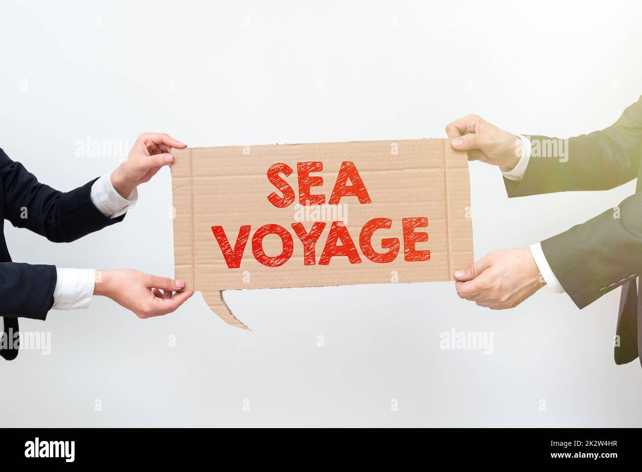 Writing displaying text Sea Voyage. Business idea riding on boat ...