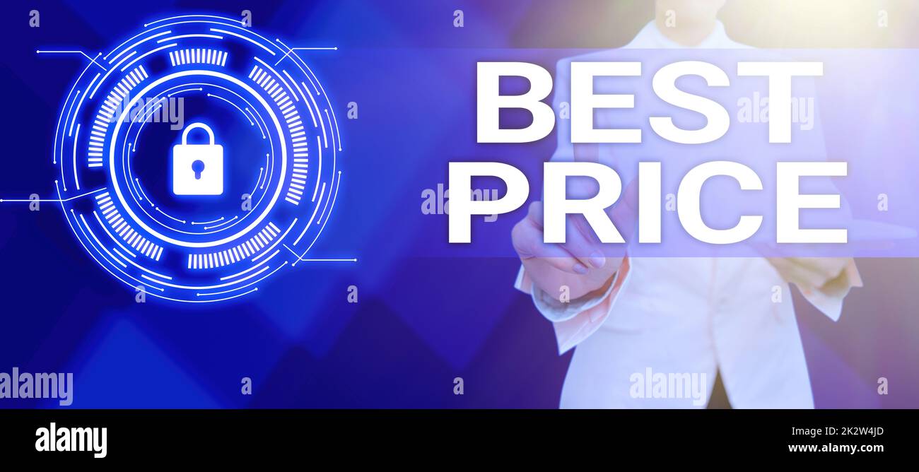 Writing displaying text Best Price. Concept meaning Buyer or seller can ...