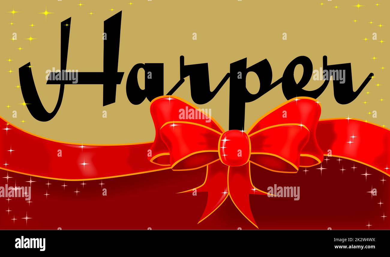 Harper girl name hi-res stock photography and images - Alamy