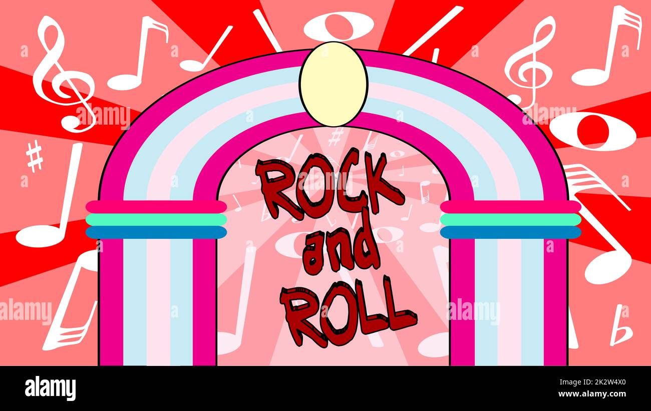 Rock And Roll Jukebox Stock Photo - Alamy