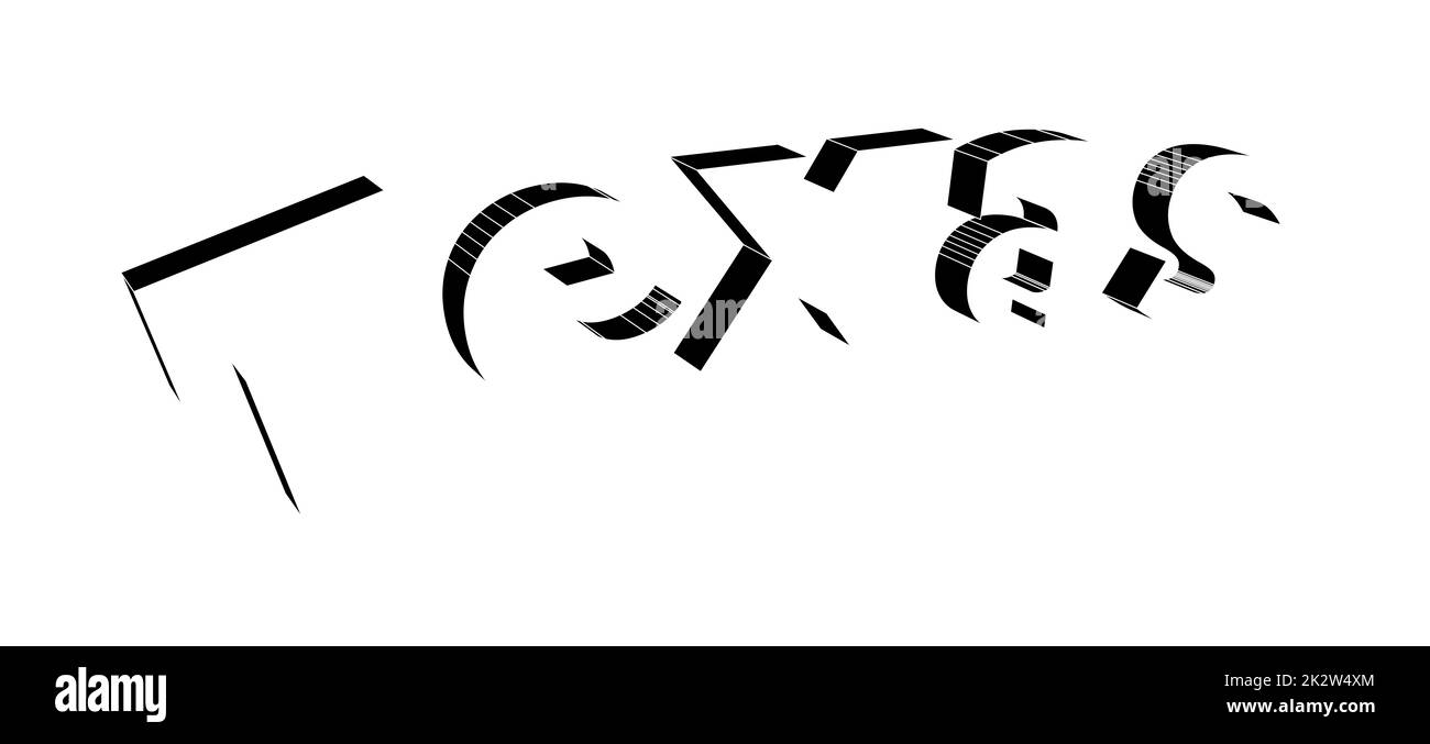 T texas Cut Out Stock Images & Pictures - Alamy