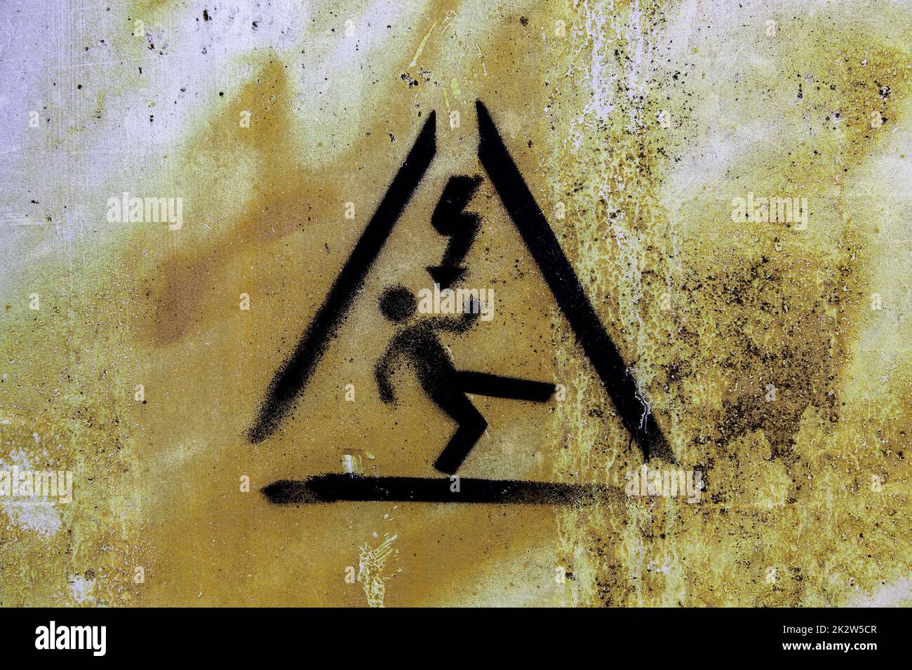 Electrical hazard sign Stock Photo - Alamy Electrical hazard sign Stock Photo - Alamy