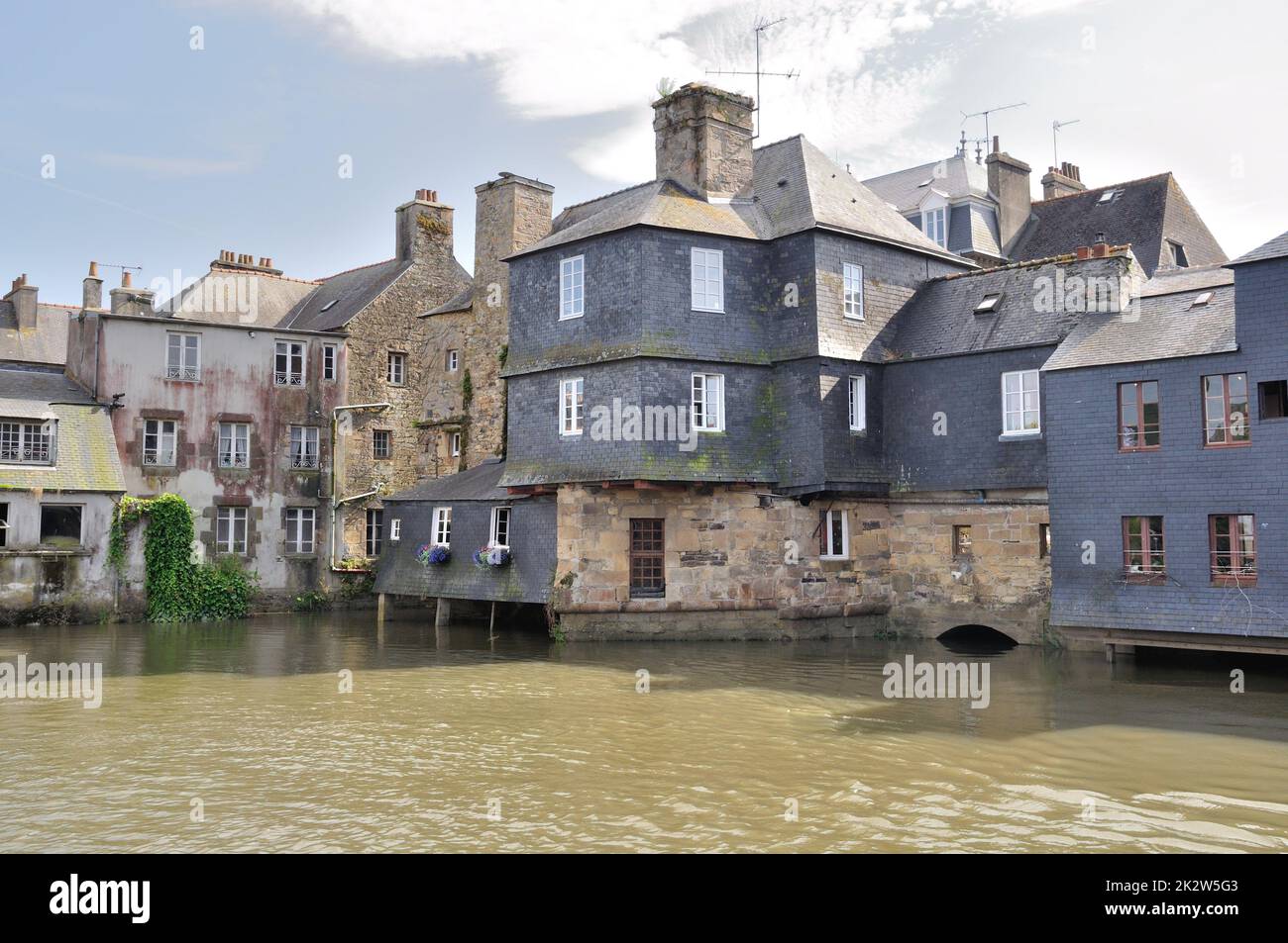 Bridge of Rohan in Landerneau Stock Photo - Alamy
