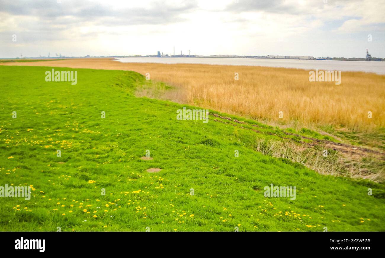 Harbour panorama bremerhaven germany hi-res stock photography and ...