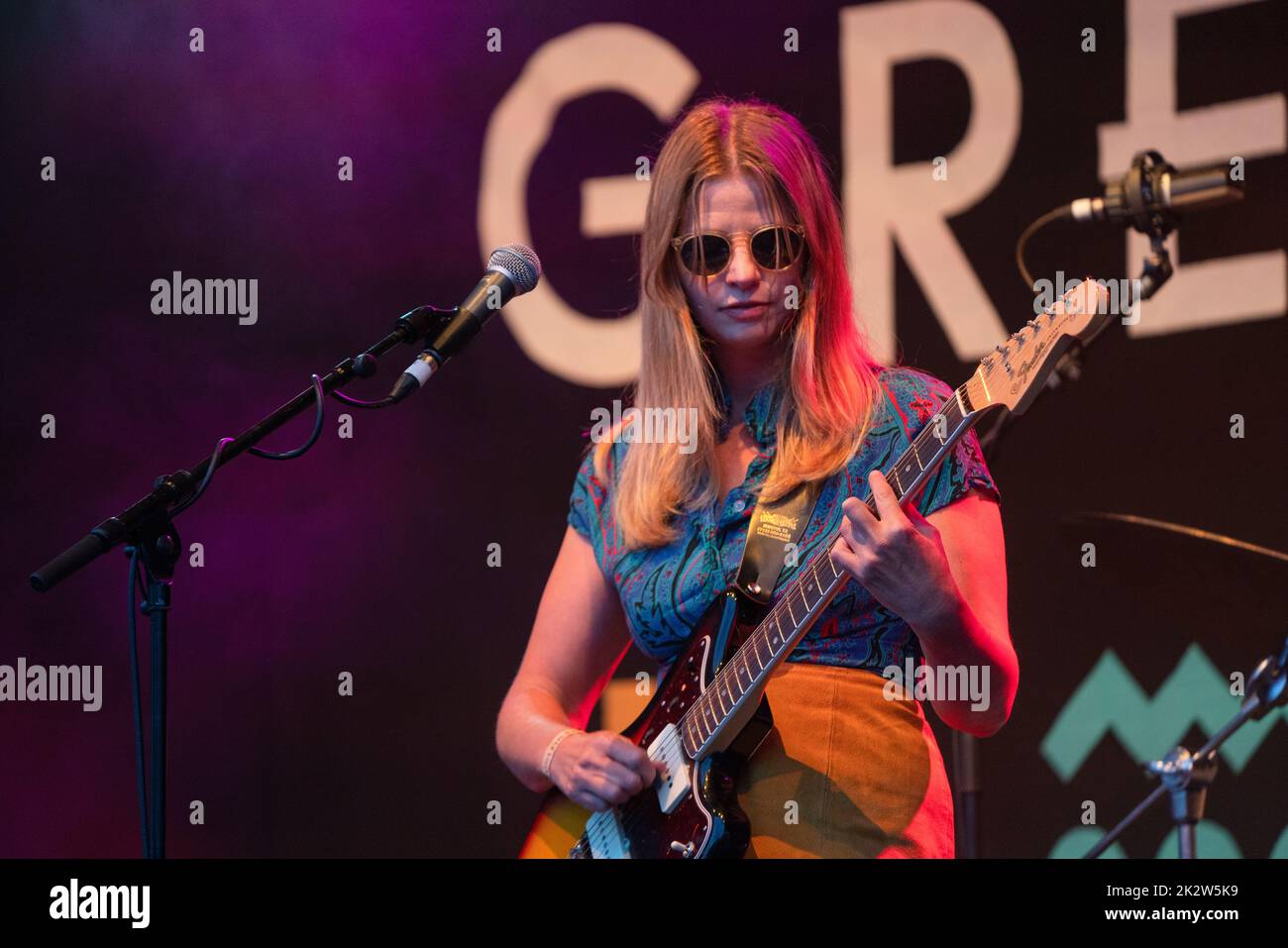Ash Reiter of Sugar Candy Mountain play the Walled Garden Stage at the ...