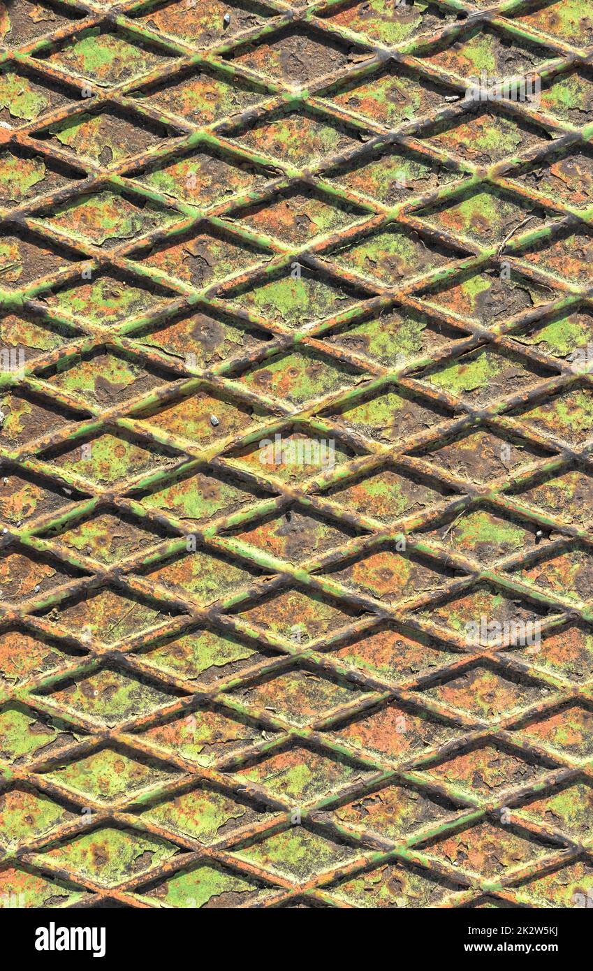 Grungy diamond metal background Stock Photo - Alamy